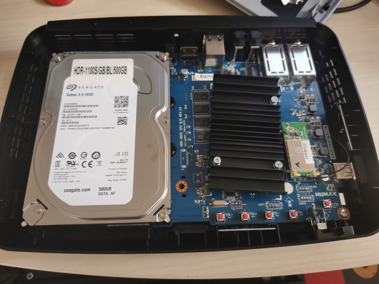 Replacing the hard drive in Freesat box – Repair Café Gosport